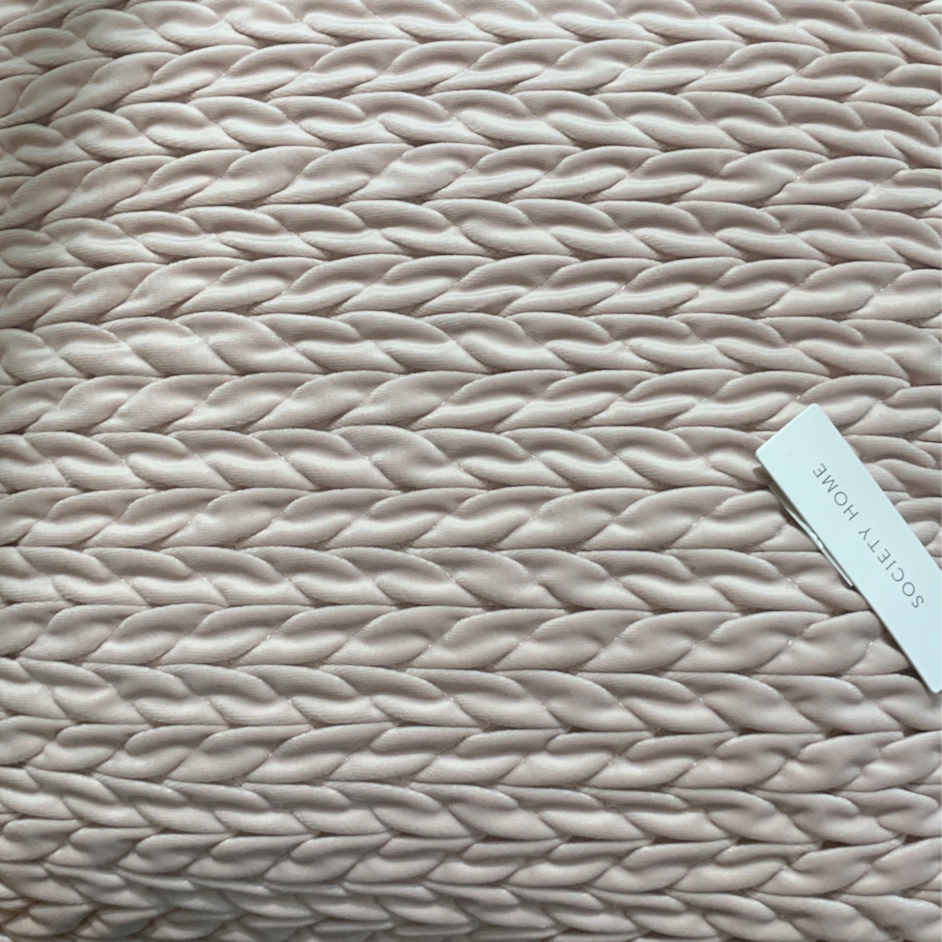 IA Velvet Rib Stitch Cushion | Little Leaves & A Nursery